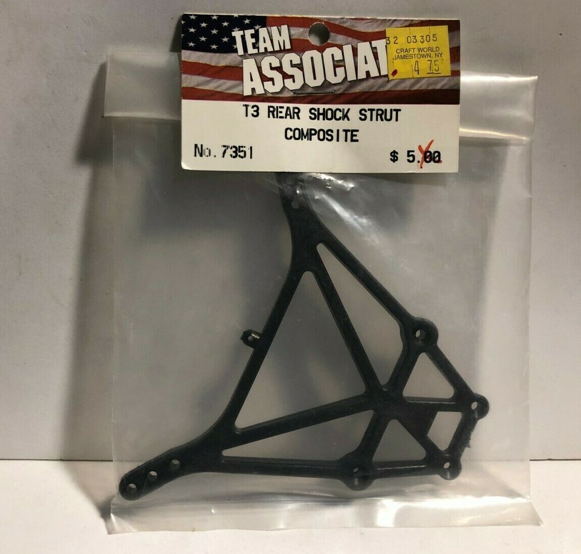 Team Associated 7351 Composite Rear Shock Tower for RC10T3 NIP RC | eBay