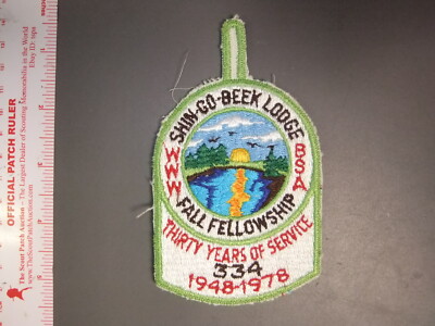 Boy Scout OA 334 Shin-go-beek activity patch 3844NN | eBay