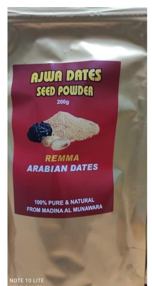 200 gms, Ajwa Dates Seed Powder , 100% Pure and Original , Direct from ...