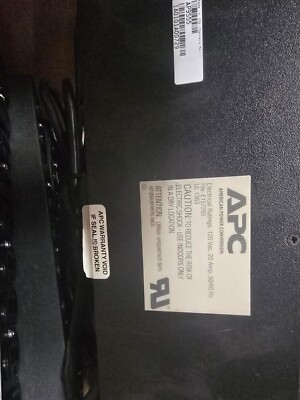 APC PDU PN: AP555 125vAC, 20AMP, 50/60HZ | eBay