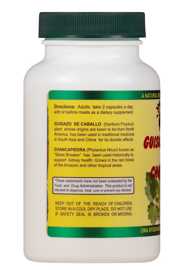 Sunshine Guisazo de Caballo and Chancapiedra 1000mg Dietary Supplement ...