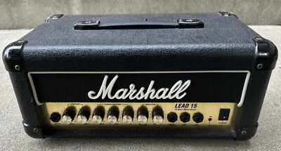 Marshall Lead 15 Mini-Stack Amp Micro Head 15 Watts G15MS Black | eBay