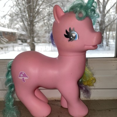 Vintage My Little Pony - Mushroom Cutie - Unicorn 10" Pink - Hasbro SML ...