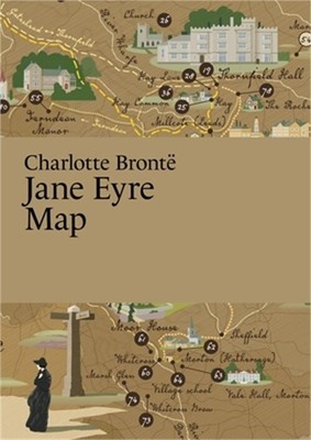 Charlotte Bronte: Jane Eyre Map (Sheet Map, Folded) | eBay
