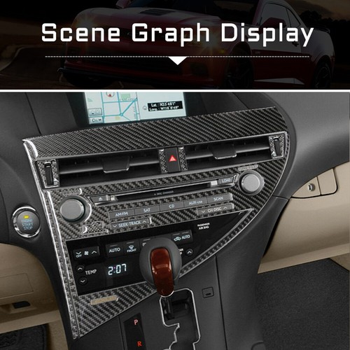 Carbon Fiber Interior Central Console Panel Cover Trim For Lexus RX350 ...