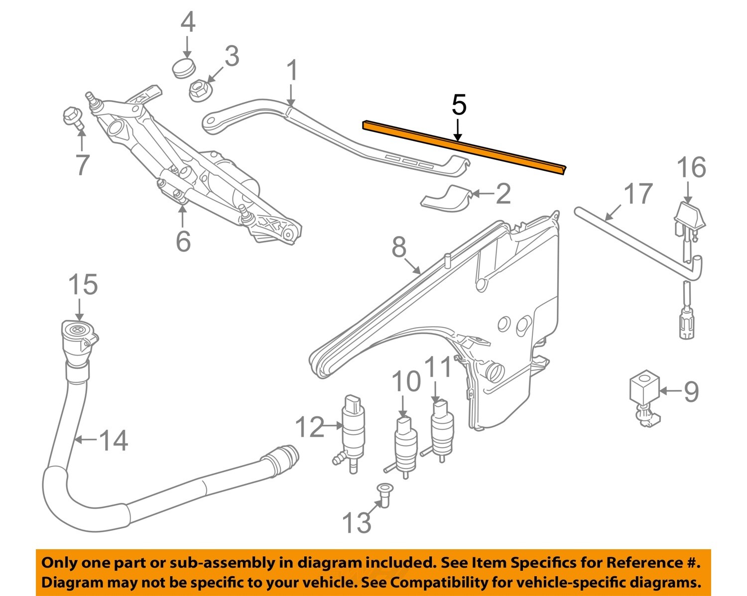 BMW OEM 07-10 328i Wiper Arm-front Blade 61612455439 for sale online | eBay