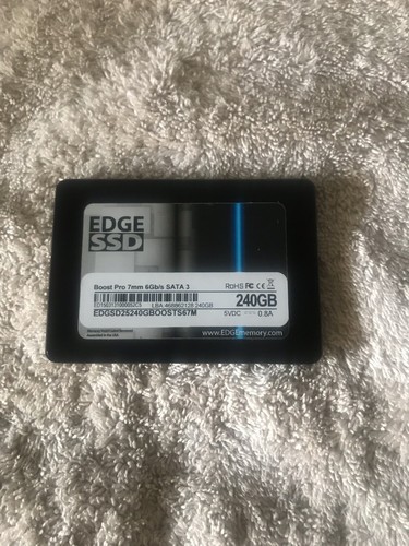 EDGE Boost Pro 7mm 240GB SSD 2.5" SATA 3 6GB/s Solid State Drive Tested ...