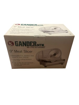 Gander Mountain 9” Meat slicer Stainless Steel Adjustable, Intertek. | eBay
