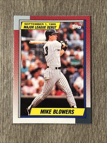 1990 Topps Major League Debut 1989 18 Mike Blowers Yankees Baseball ...