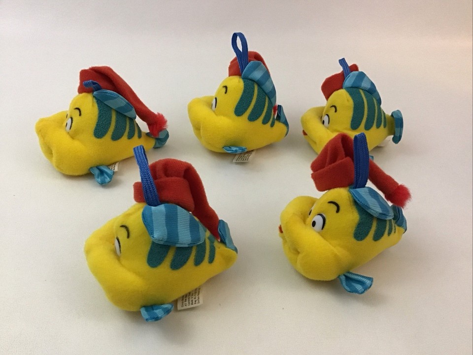 McDonald's Walt Disney Flounder Christmas Hat Ornament Little Mermaid ...