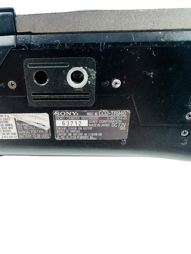 Sony CCD-TR940 Handycam Hi8 XR 8mm Video Camcorder with Battery/tape ...