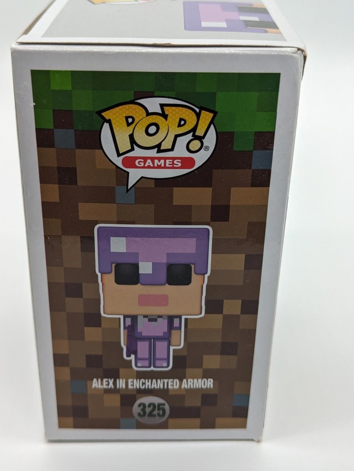 Funko Pop! Mojang Minecraft - Alex (w/ Enchanted Armor) #425 - Walmart ...