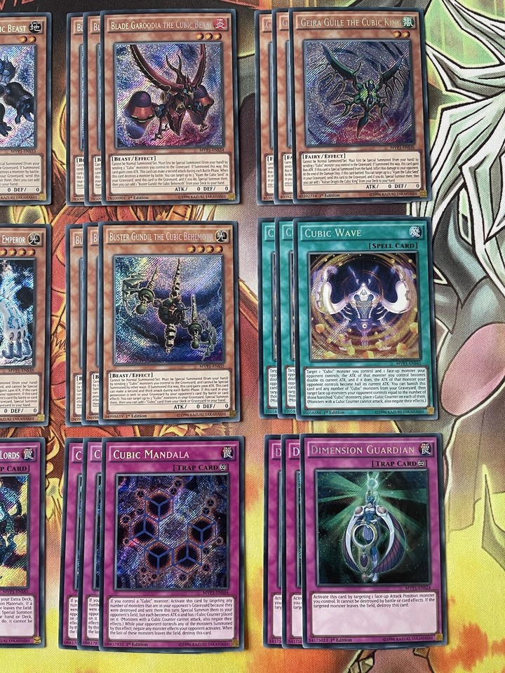 Deck Cubic MVP1 Secret YuGiOh 36 Cards | eBay UK
