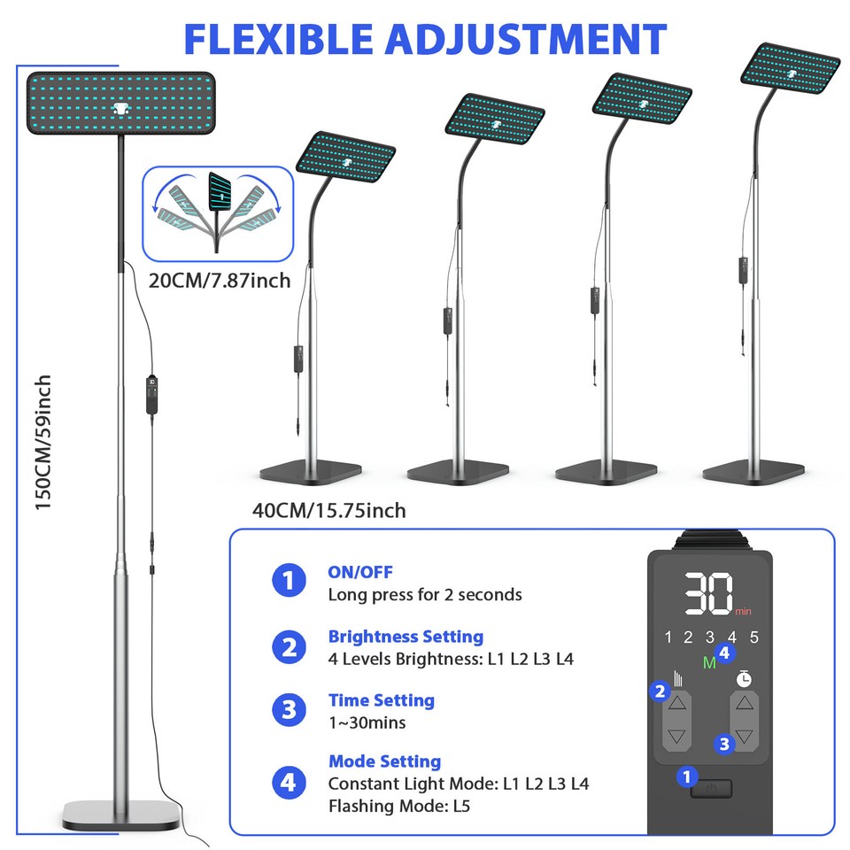 Facial Tanning Lamp Solarium Self-Tanning Salon Device UV-Free Skin ...