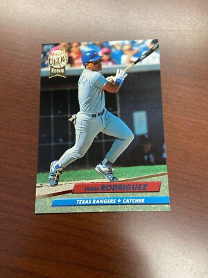 IVAN RODRIGUEZ 1992 Fleer Ultra ROOKIE Baseball Card #139 MINT FREE ...