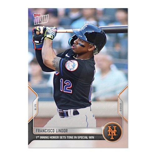 Francisco Lindor 2022 TOPPS NOW Card 363 Mets Presale | eBay