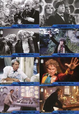 Doctor Who 2015 Topps Who Is the Doctor? Chase Card Set D-1 thru D-12 ...