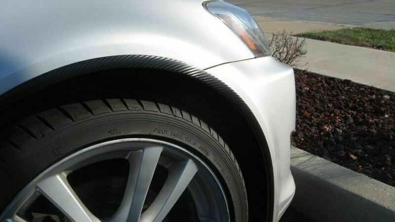 CHEVY CARBON FIBER WHEEL WELL FENDER TRIM MOLDING 4PC W/5YR WARRANTY A ...