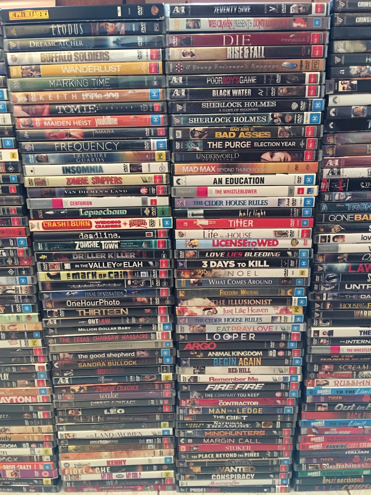 MASSIVE BULK LOT OF 400+ DVDS MOVIES COLLECTION | eBay Australia
