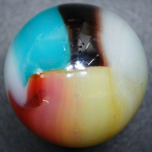 Vintage Vitro Agate Tri-Lite Marble. .64" Mint Condition. | eBay