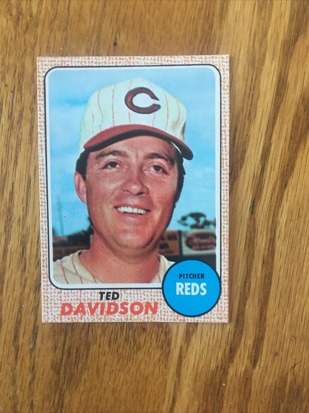 1968 TOPPS #48 TED DAVIDSON REDS | eBay
