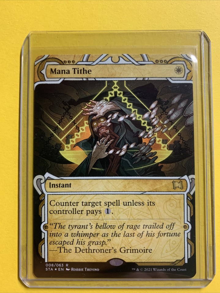 Mtg Mana Tithe (008) Strixhaven NM/M Rare Fresh from Pack "AWESOME CARD ...