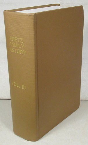 Fretz Family History Volume III, 1988 first edition | eBay