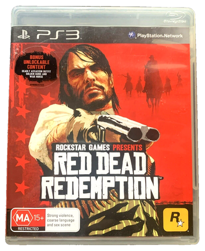 Red Dead Redemption PS3 PlayStation 3 Game Complete With Map & Manual ...