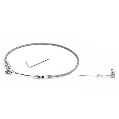 Universal 24" Stainless Steel Throttle Cable Braided fits for Ford ...