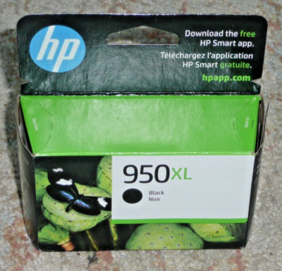 HP Genuine 950XL Black Ink Cartridge CN045AN Sealed Box OEM High Yield ...
