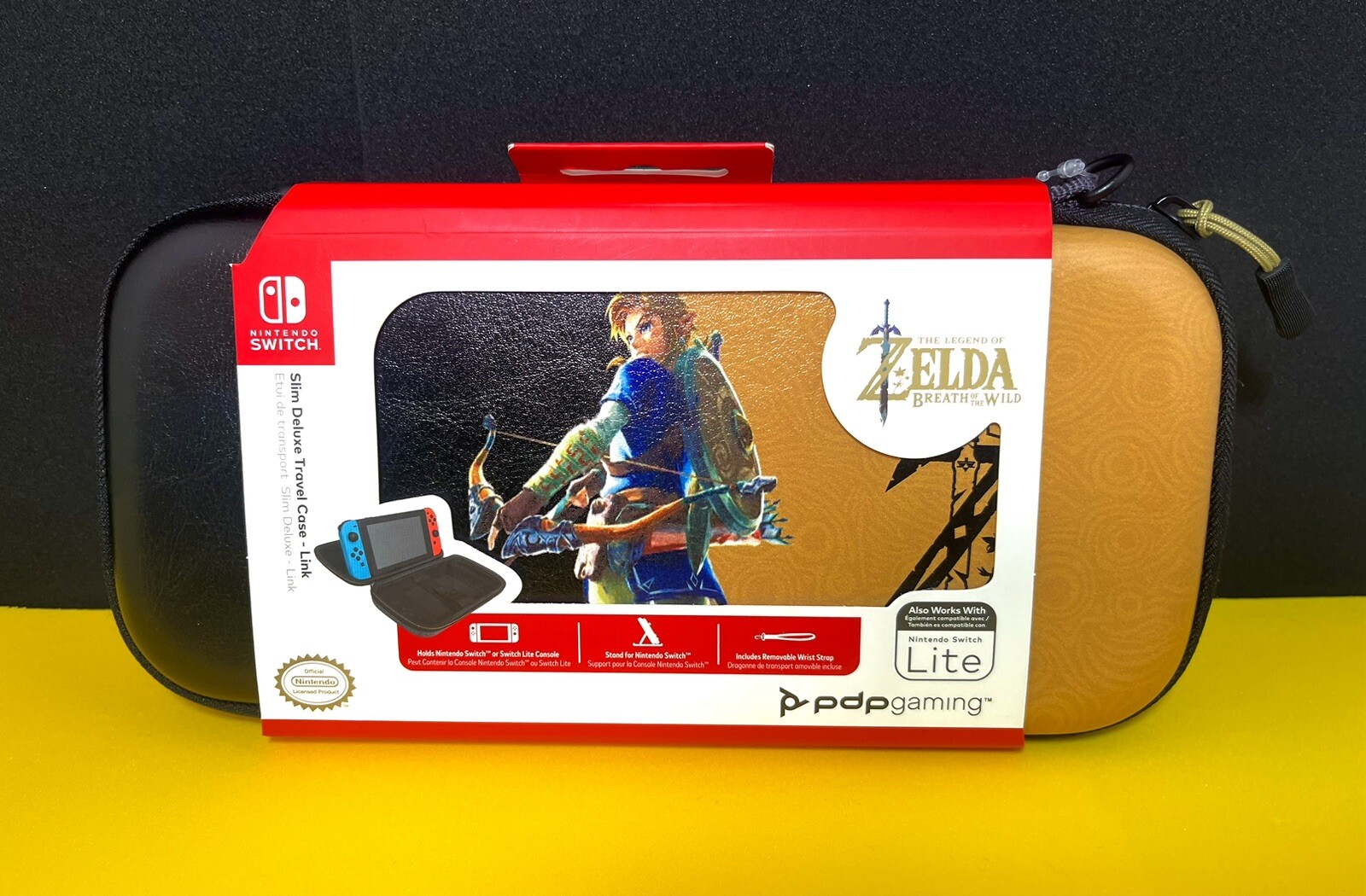 PDP Official BOTW Hyrule Hero Link Deluxe Travel Case for all Switch ...