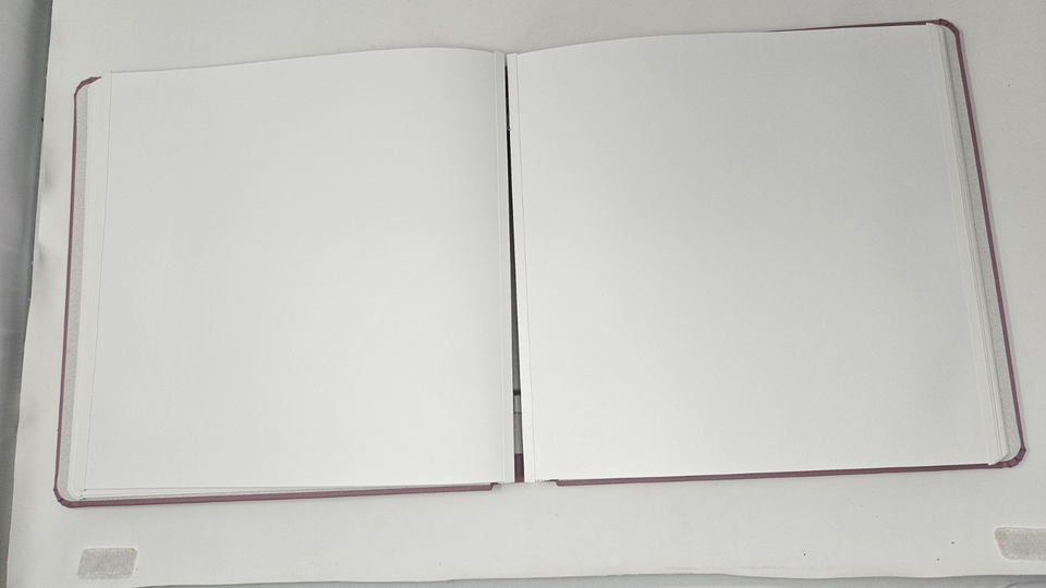 Creative Memories Old Style 12x12 Album Strap Hinge Pink w/ White Pages-Unsealed | eBay