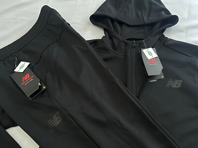 New Balance Tracksuit Set Tenacity Knit NB Dry Hoodie Pants Sizes XS, S ...
