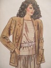 Very Easy Very Vogue Pattern 9845 Misses Jacket & Dress Size 8-10-12 ...