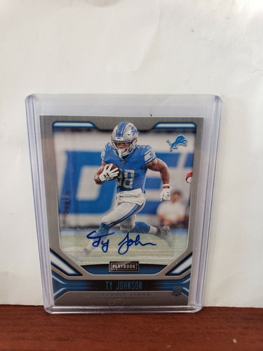 2019 Panini Playbook - Rookies Signatures Signatures Platinum #182 Ty ...