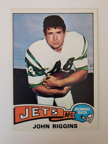 1975 Topps - #313 John Riggins New York Jets | eBay
