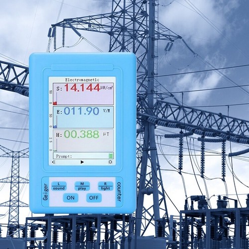 Electromagnetic Radiation Detector Meter Radiation Dosimeter Substation ...