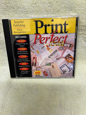 Print Perfect Gold - Windows 98!!!!! | eBay