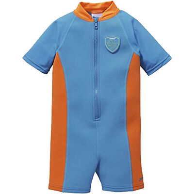 Speedo Seasquad Hot Tot Unisex Infants Swimsuit One Piece Swimwear Blue ...