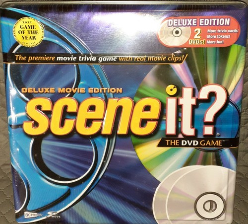 Scene It? DELUXE MOVIE EDITION The DVD Game 2005 in Collector's Tin New ...