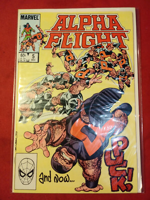 Marvel Comics Alpha Flight #5 1983 1st Elizabeth Twoyoungmen (Talisman ...