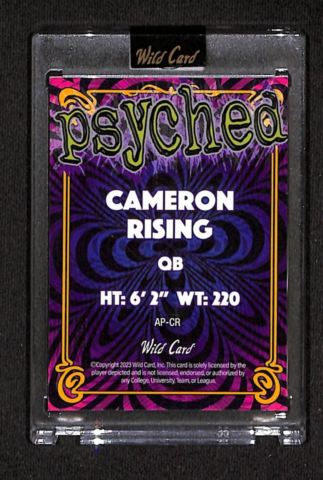 2023 Wild Card #AP-CR Cameron Rising | eBay