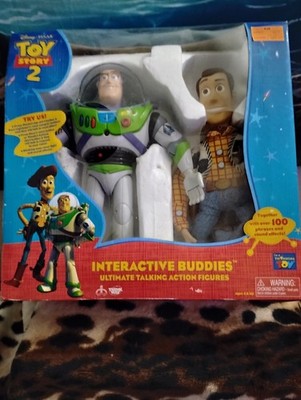 Toy Story 2 Buzz Woody Interactive Talking Buddies Action Figure | eBay