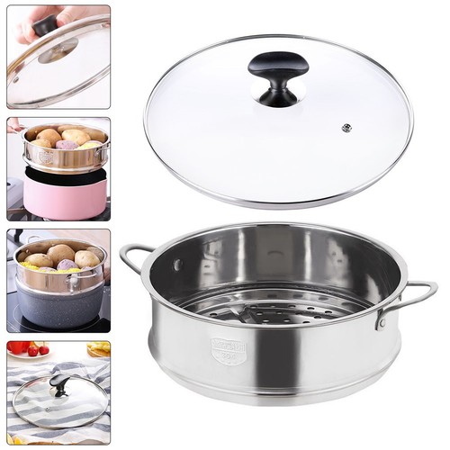 Multi-Functional Home Steamer Kitchen Steaming Tool Double-Handled ...