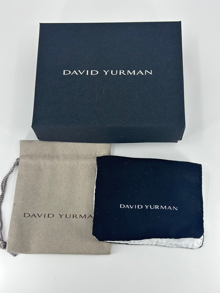 925 David Yurman Streamline Tag with Black Onyx Dog Tag Pendant ...