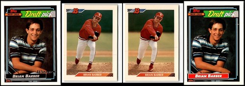1992 Brian Barber St. Louis Cardinals (4) Card Lot - LIMITED EDITION ...