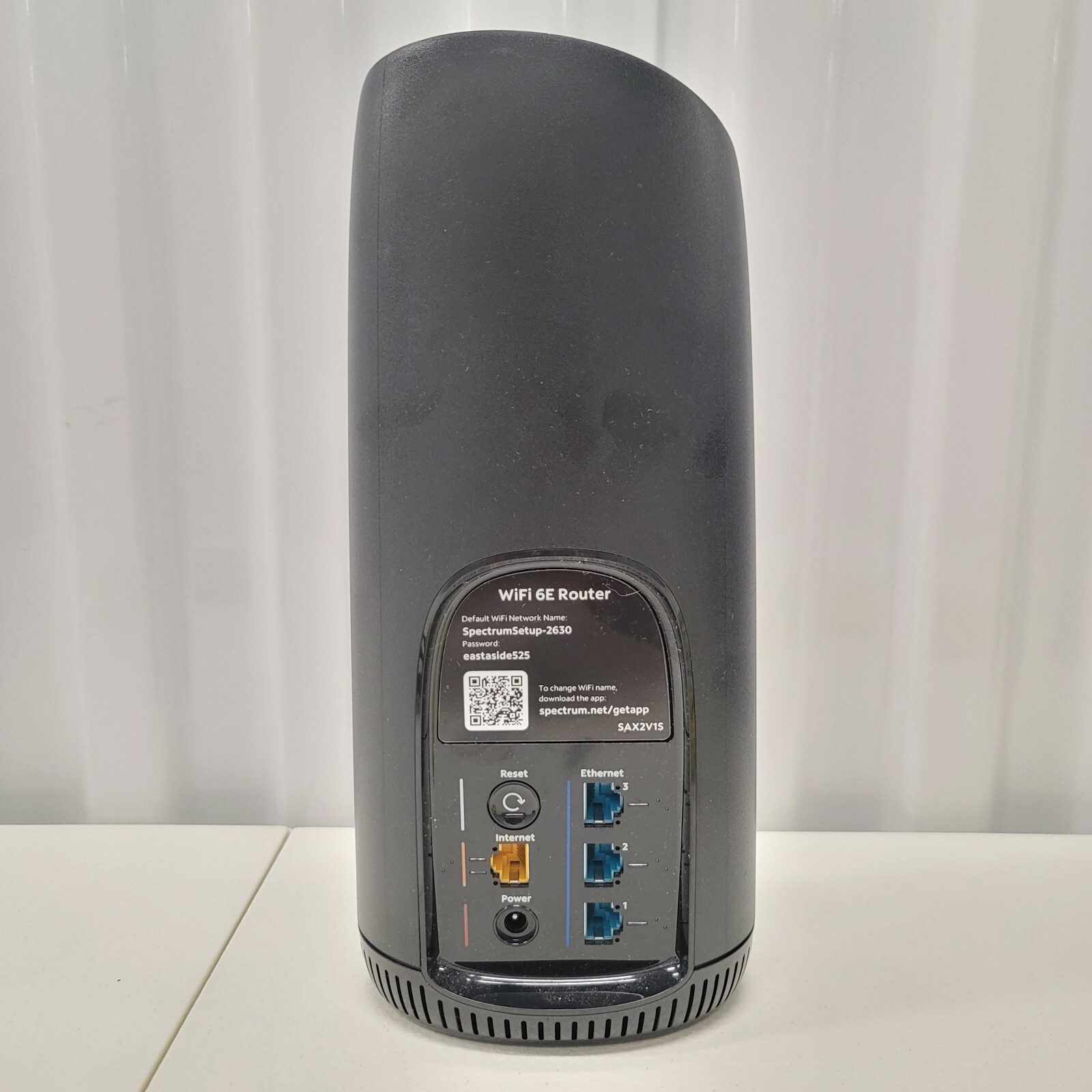 Spectrum Wireless WiFi 6 Router with Power Supply & Ethernet Cable ...