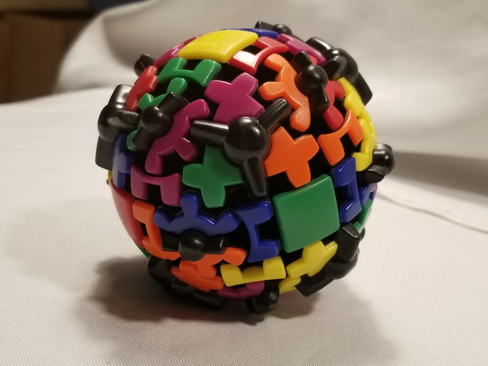 Meffert's Gear Ball Rubik's Cube Type Puzzle Brain Teaser Multi Color ...