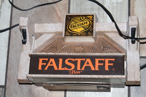 Rare Vintage Falstaff Beer Sign LIGHT! FREE SHIPPING! | eBay