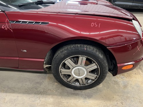2002-2005 FORD THUNDERBIRD RIGHT FRONT FENDER PAINT CODE FX MAROON ...